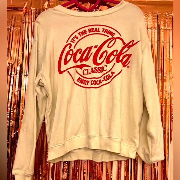 Coca Cola | Tops | Coca Cola Sweat Shirt | Poshmark
